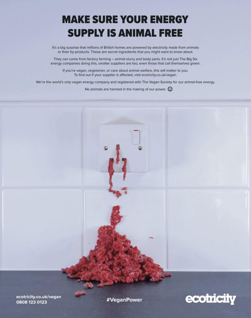 Ecotricity Becomes the World’s First Vegan Certified Energy Company