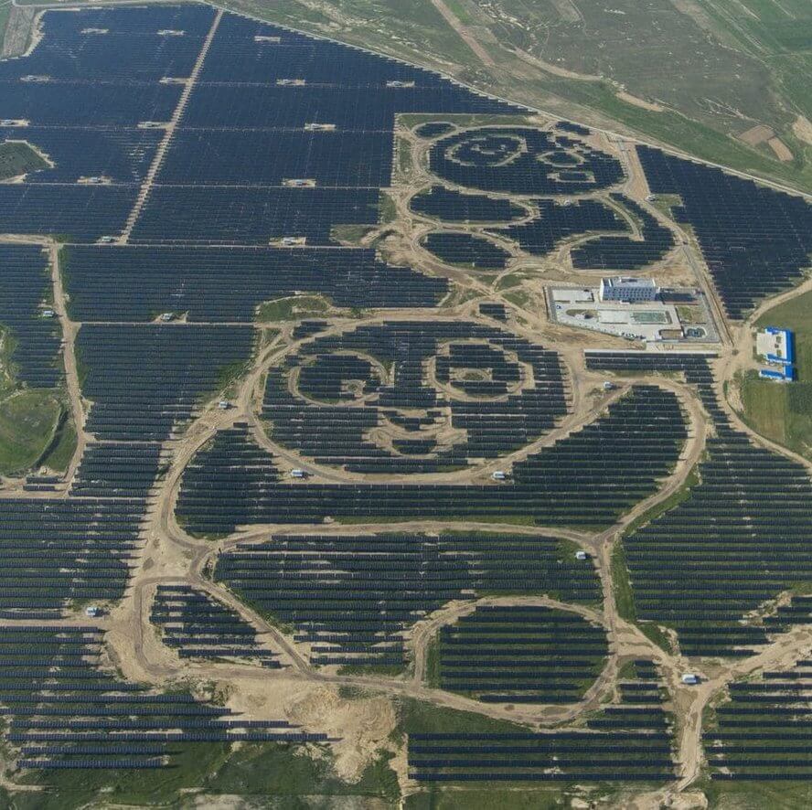 Nothing to See Here, Just a Giant Solar Farm That Looks Like a Panda ...